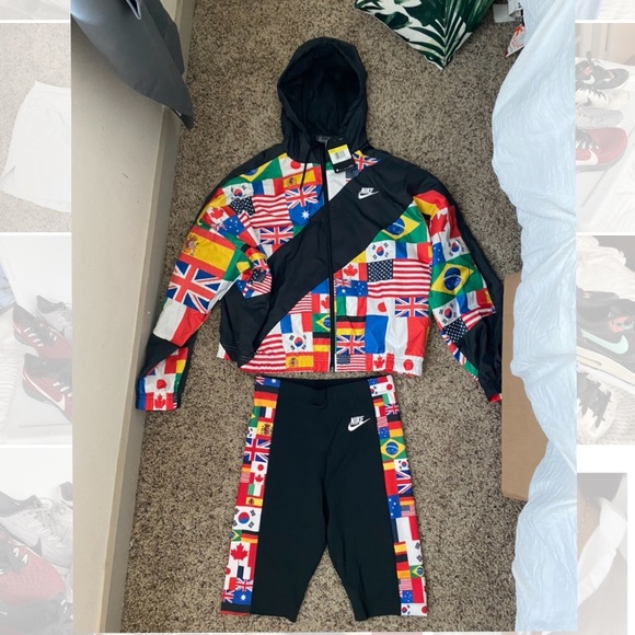 Nike | Jackets & Coats | Nike International Tracksuit | Poshmark